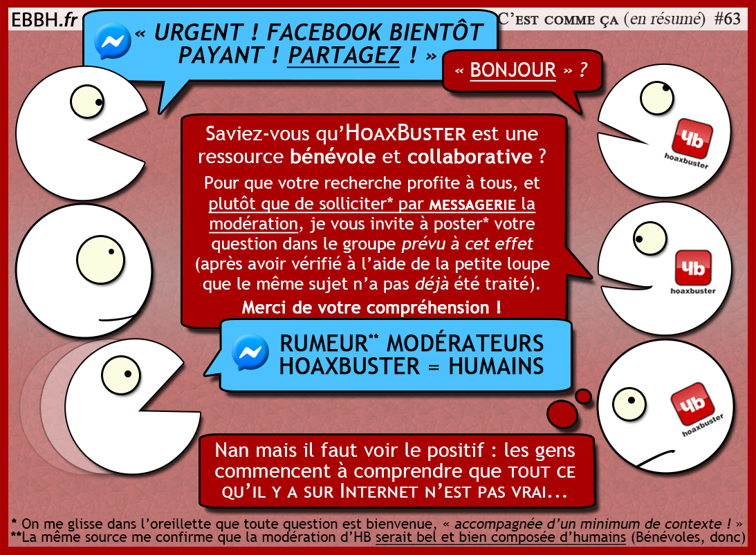En résumé #63 : Modo chez HoaxBuster ! – Evidence Based Bonne Humeur
